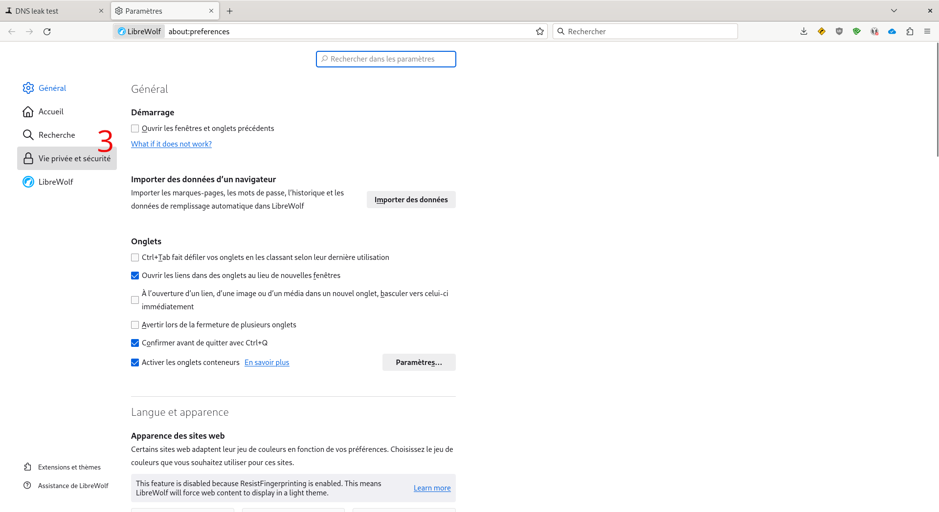 Installer et configurer Librewolf